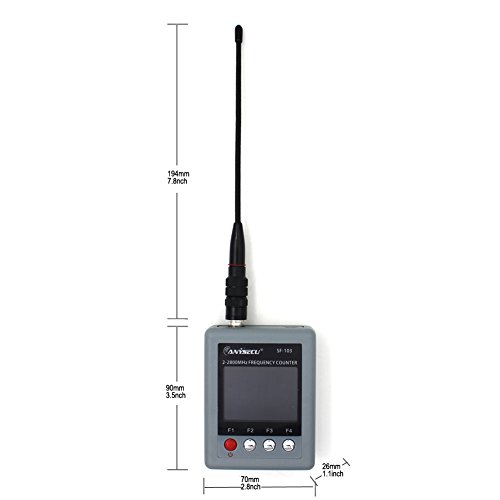 Anysecu SF-103 A-SF103 Portable Frequency Counter 2MHz - 2.8GHz for Two Way Radio Upgrade Version of SF401