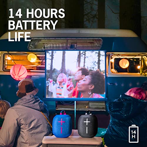 ULTIMATE EARS WONDERBOOM 3, Small Portable Wireless Bluetooth Speaker, Big Bass 360-Degree Sound for Outdoors, Waterproof, Dustproof IP67, Floatable, 131 ft Range - Joyous Brights Grey (Renewed)
