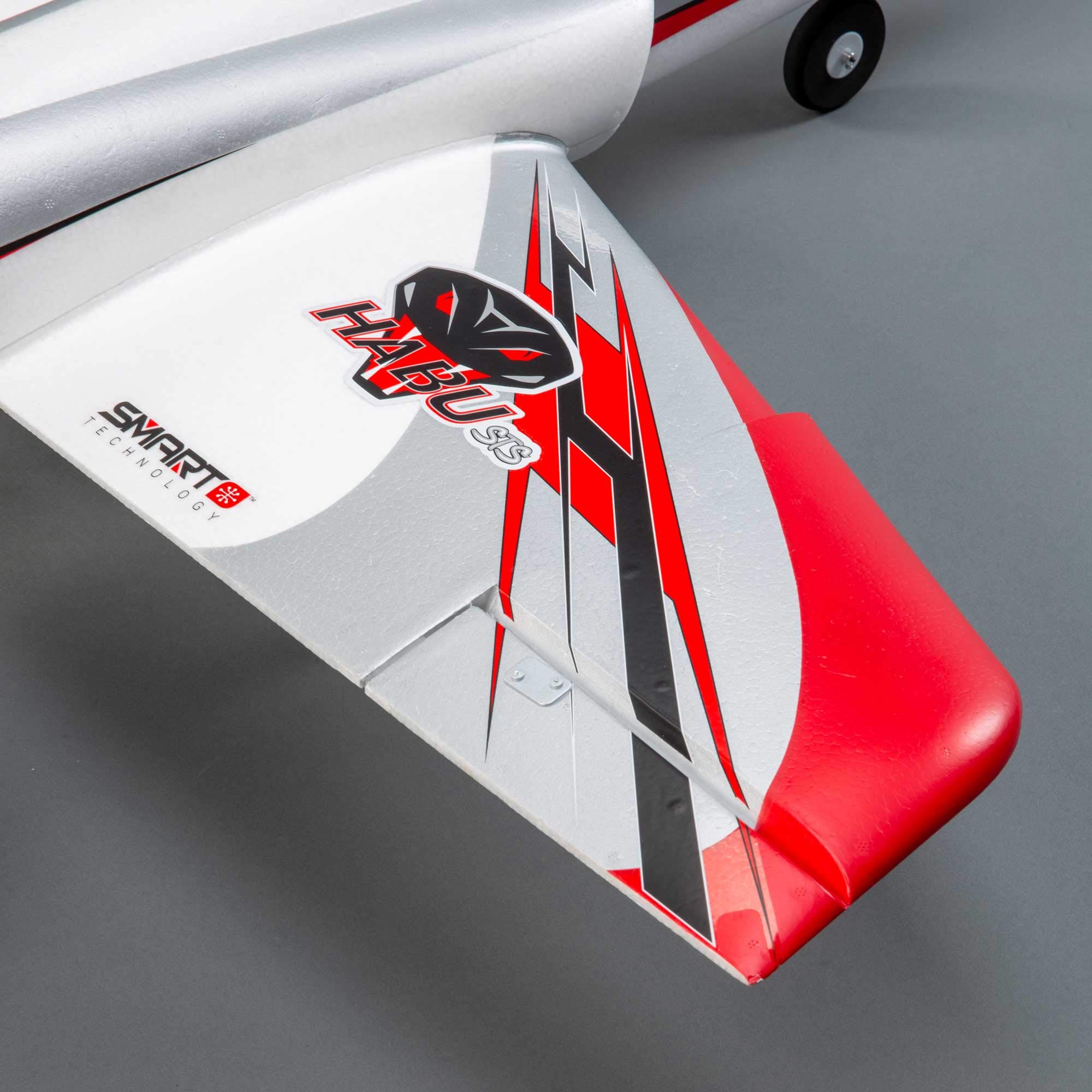 E-flite RC Airplane Habu STS 70mm EDF Jet RTF Basic Battery and Charger Not Included Smart Trainer with Safe EFL015001