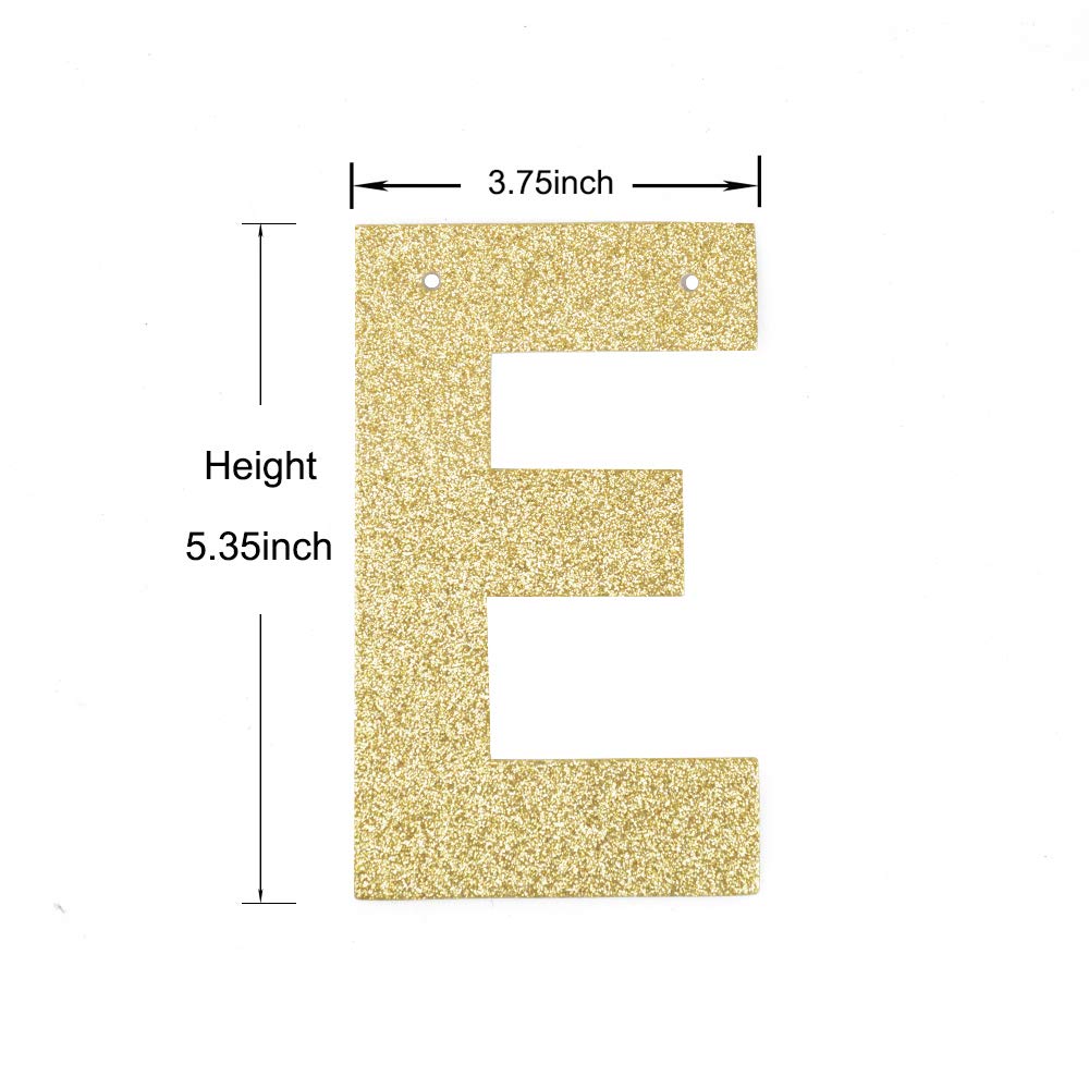 #U Did It! Banner, Graduation Celebrating Party Decorations Congrats Grad Party Banner Gold Gliter Paper Sign