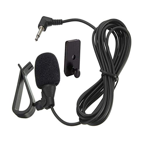 NowTH 3.5mm Microphone Mic HD Voice Assembly for Car Vehicle Head Unit Bluetooth Enabled Stereo Radio DVD GPS (9.85 Feet Cable)