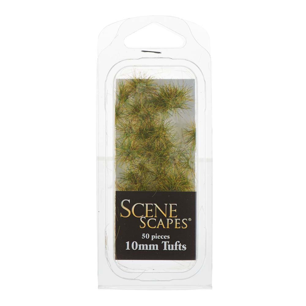 Bachmann Industries SceneScapes Grass Tufts, Medium Green, 10mm