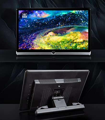 14 inch New 4K Android 10.0 Portable Car TV Headrest Monitor Tablet for Back seat, Support Phone Wireless mirroring Touch Screen,with WiFi/Bluetooth/HDMI/USB/SD/FM/Airplay Video Player 2G+32G(2*PCs)