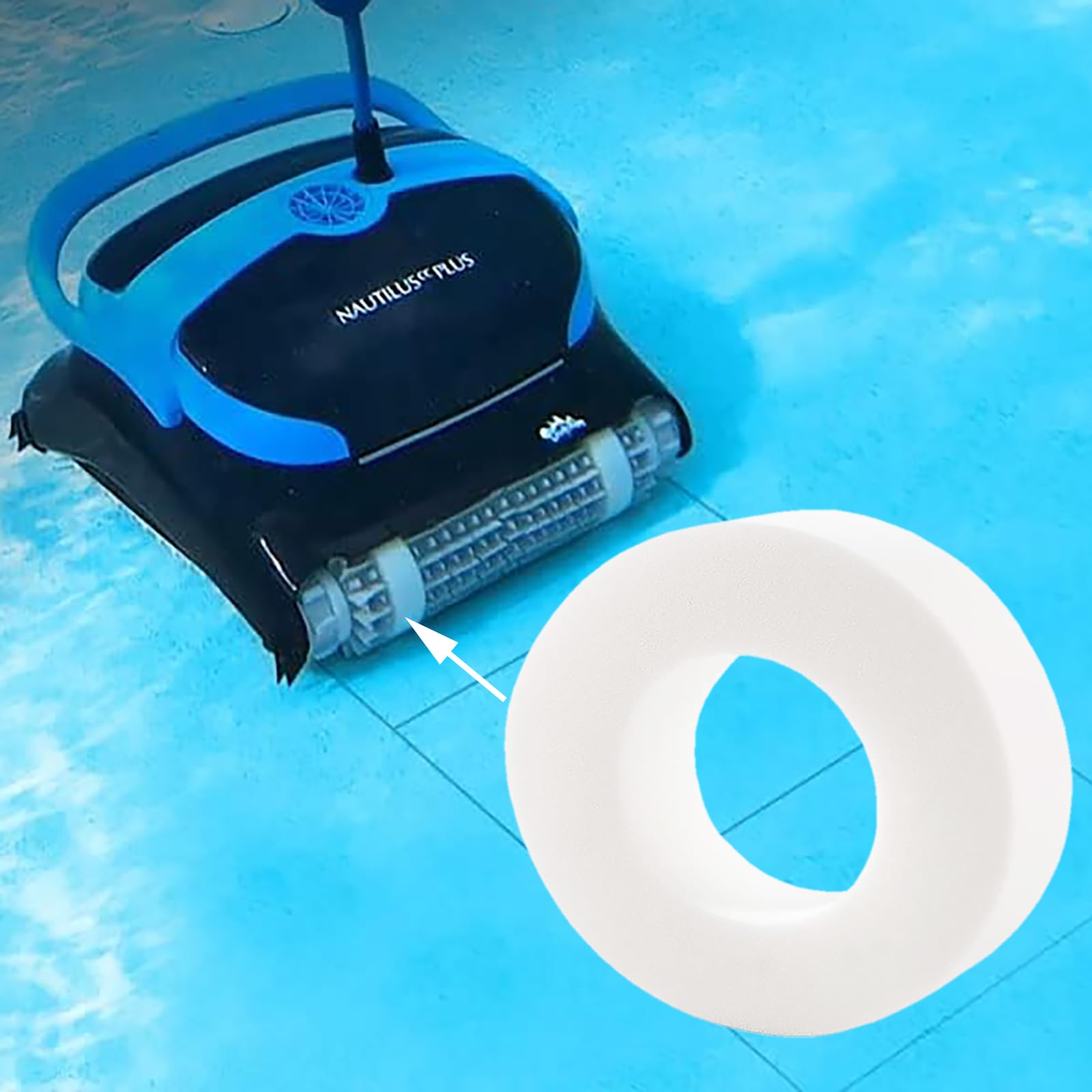 Climbing Ring Replacement for (Compatible with) Maytronics Dolphin 6101611-R4, Fits M200/M400/M500, Nautilus/CC Plus, and DX3/DX4/DX6 and More โ Made from Quality Material, Guaranteed to Fit (4 Pack)