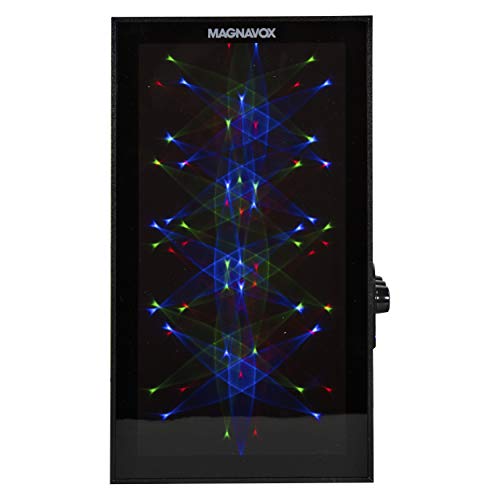 Magnavox MHT990 2.1 Home Entertainment System with Bluetooth Wireless Technology and Color Changing Lights in Black | AUX Port | Subwoofer with 2 Speakers | Pulsing Lights |