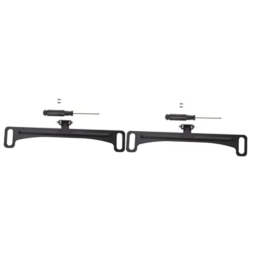 Milisten License Plate Mount 2pcs Mirror License Dash Backup Metal Bracket for Rearview Cam Accessory Automotive View Camera Mount Car Plate Rear Accessories Holder Reverse Dash Cam Mount