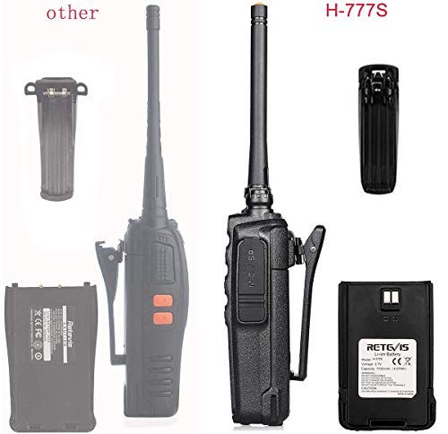 Retevis H-777S Two-Way Radios Rechargeable,Walkie Talkies Long Range,2 Way Radios for Adults Gift,Clear Loud Audio VOX Hand Free Durable,for Worker Office Camping Hiking Hunting(4 Pack)