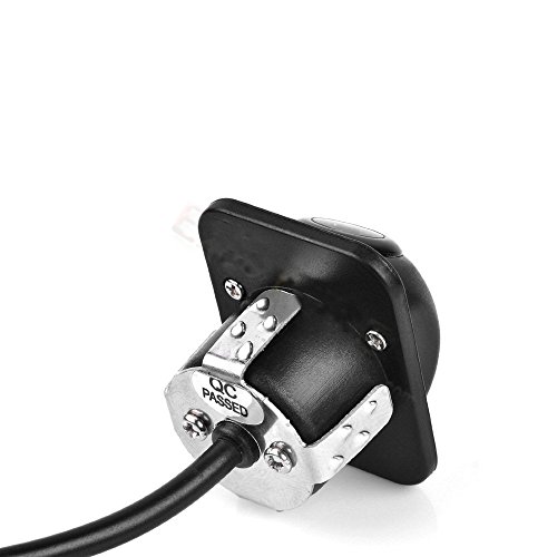EKYLIN Car Auto Rear View Backup Camera Flush Mount Housing Waterproof 18.50mm Hole Saw Drilling