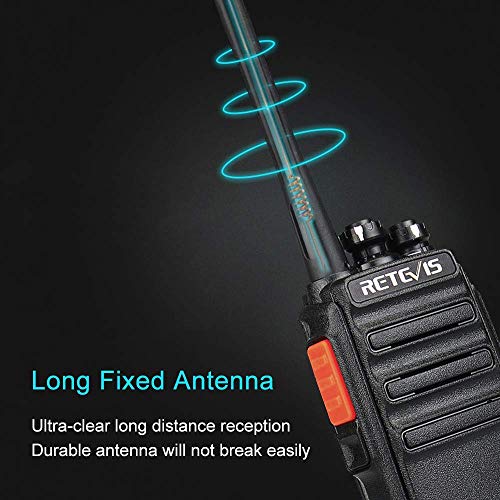 Retevis H-777S Two-Way Radios Rechargeable,Walkie Talkies Long Range,2 Way Radios for Adults Gift,Clear Loud Audio VOX Hand Free Durable,for Worker Office Camping Hiking Hunting(4 Pack)