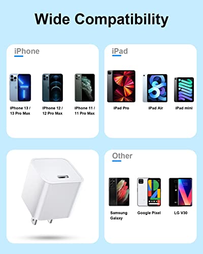 iPhone Charger Block 30W for iPhone 14 Pro Max, Deegotech GaN PD Fast Charger, Compact Mini USB-C Power Adapter for iPhone 14 iPhone14 Promax iPhone13 12 11, iPad Pro MacBook Air, for Galaxy S22