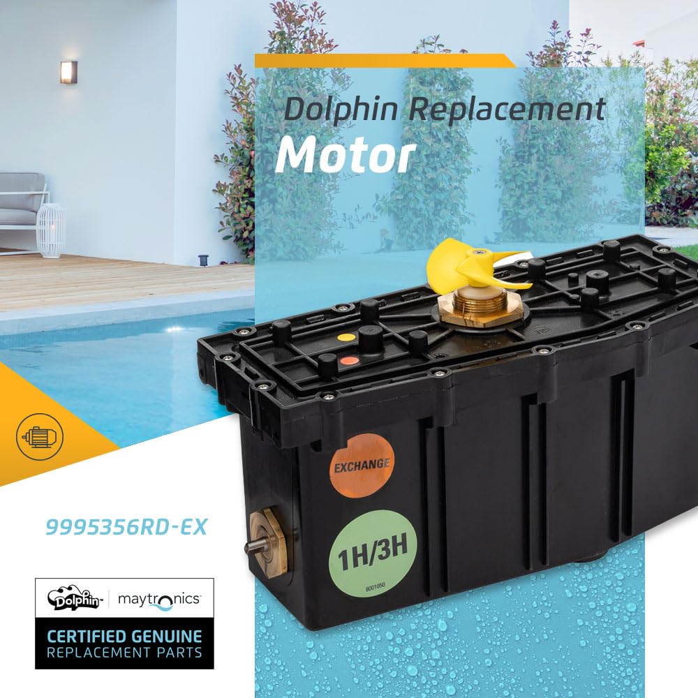 Dolphin Genuine Replacement Part β Robotic Pool Cleaner Motor Unit β 9995356RD-EX