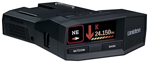 UNIDEN R8 Extreme Long-Range Radar/Laser Detector, Dual-Antennas Front & Rear Detection w/Directional Arrows, Built-in GPS w/Real-Time Alerts, Voice Alerts, Red Light and Speed Camera Alerts (Renewed)