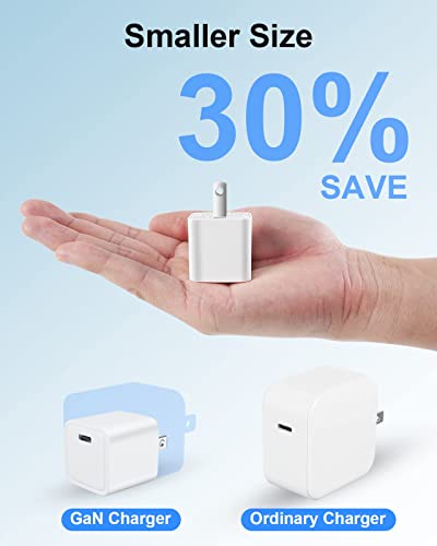 iPhone Charger Block 30W for iPhone 14 Pro Max, Deegotech GaN PD Fast Charger, Compact Mini USB-C Power Adapter for iPhone 14 iPhone14 Promax iPhone13 12 11, iPad Pro MacBook Air, for Galaxy S22
