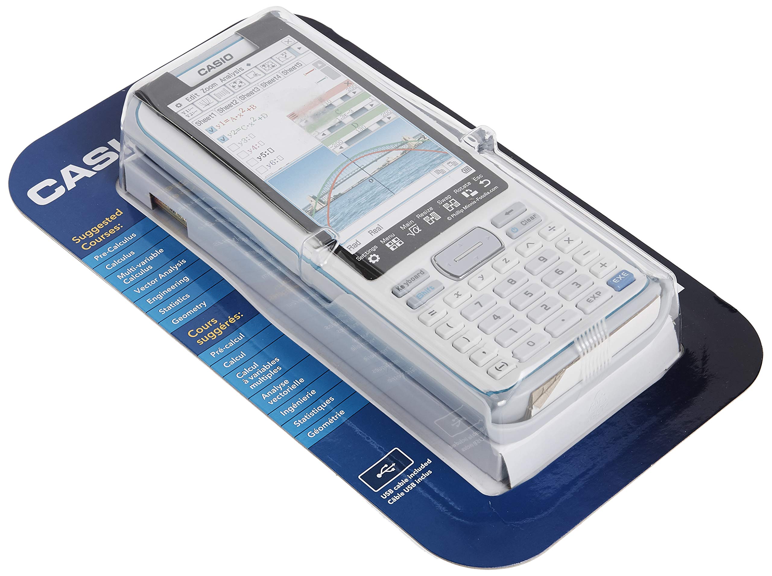 Casio Touchscreen with Stylus Graphing Calculator, 4.8 (fx-CG500)