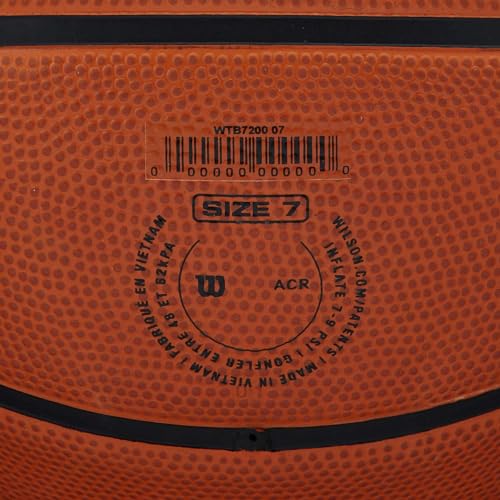 WILSON NBA Authentic Series Basketball - Outdoor, Size 6 - 28.5",Brown