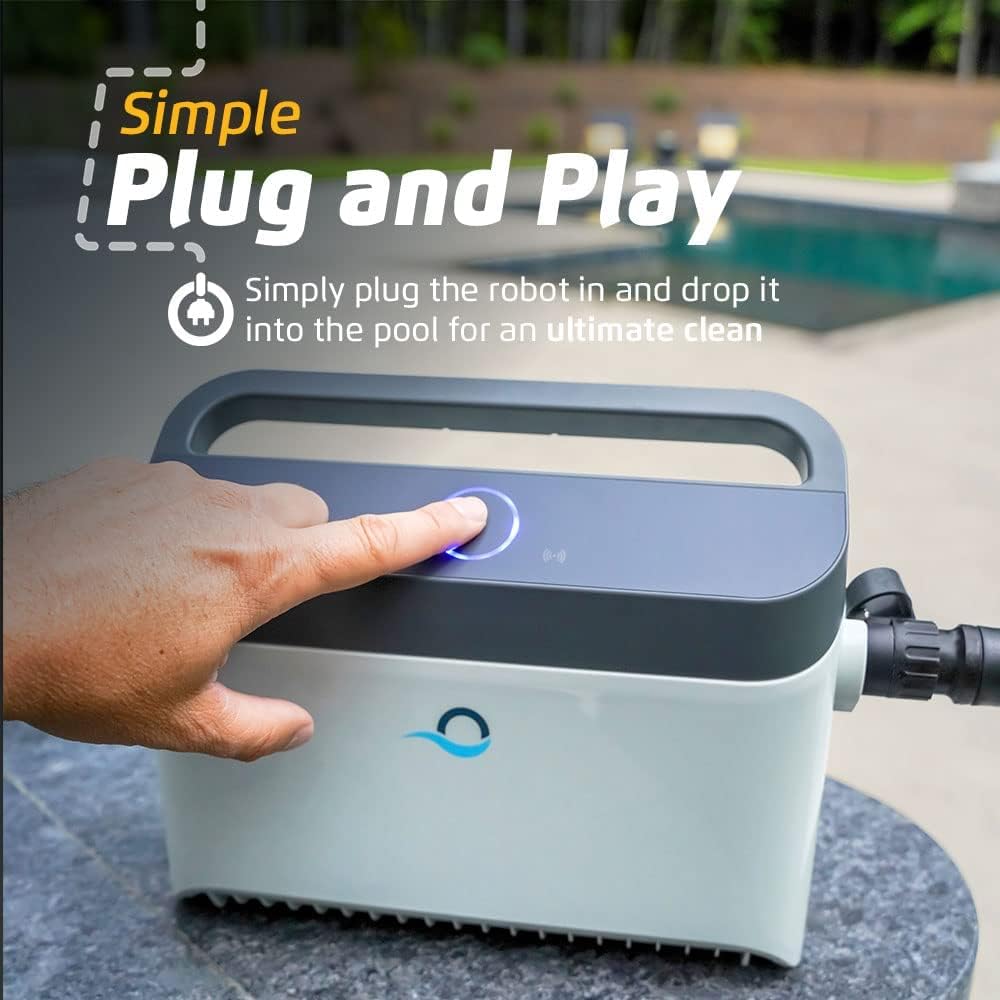 Dolphin Nautilus CC Plus Wi-Fi Automatic Robotic Pool Vacuum Cleaner, Always Cleaning, Never Charging, Ideal for In-Ground Pools up to 50 FT in Length