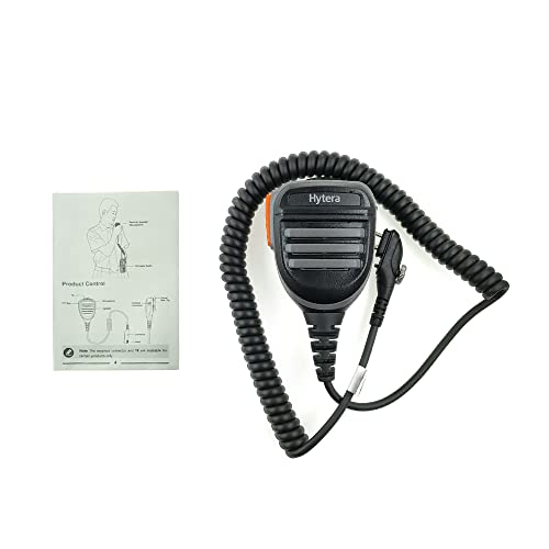 ANYSECU HYT SM26M1 IP54 Microphone Portable Speaker for Hytera TC-600 TC-610 TC-620 TC-700 TC-580 TC-518 TC-618 BD500 TD500 TD560 PD530 Two Way Radio