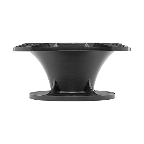 DS18 PRO-HP52/BK 2" Exit Horn Waveguide Plastic Horn - 2.6" Depth Shorter Style - Fits Most Bolt on Compression Drivers - UV Resistant - Black Color (Single)