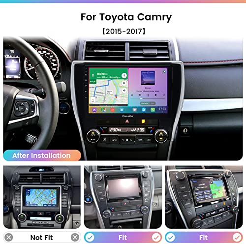 Dasaita 10.2" Android Car Stereo for Toyota Camry 2015 2016 2017 Wireless Carplay Android Auto GPS Navigation Stereo Car Entertainment Multimedia Radio Touch Screen 1280x720