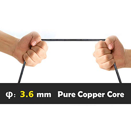 YQMAJIM Dash Cam Rearview Backup Camera Reverse Car Recorder Cord Extension Cable,2.5mm Male to Female 4 pin(10 ft)