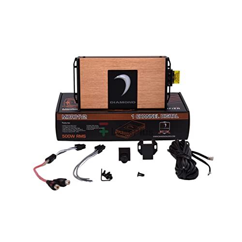 Diamond Audio MICRO1V2 Monoblock 500W RMS Class D Amplifier