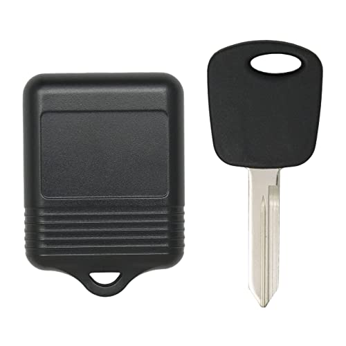Keyless2Go Replacement for Keyless Entry Car Key Fob Vehicles That Use 3 Button CWTWB1U331, with New Uncut Transponder Ignition Car Key H72