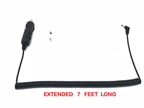 Cigarette Lighter Coiled Power Cord/DC Power Cord Replacement for Cobra RAD 480i, RAD 380 Radar Detector