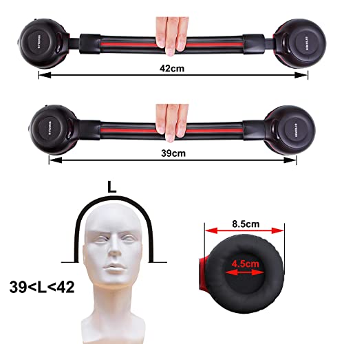 SIMOLIO 2 Pack of Wireless Car Headphones, 2 Channel IR Wireless Headphones for Kids, in Car Wireless DVD Headphones with Storage Bag for Universal Rear Entertainment System, Not for 2017+ Pacifica