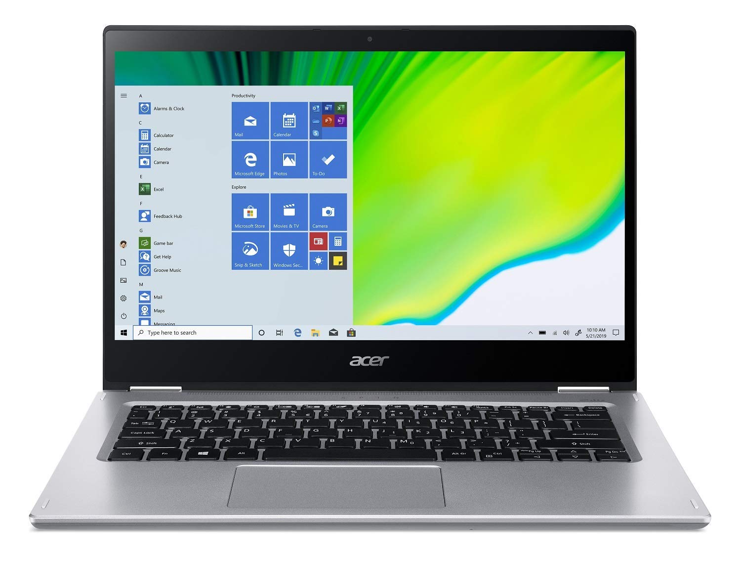 Acer Spin 3 14" FHD 2-in-1 IPS Multi-Touch Laptop | Intel Corei7-1065G7 | 8GB DDR4 RAM | 1TB SSD | Intel Iris Plus Graphics | HDMI | Windows 10 | Pen | with Laptop Stand Bundle