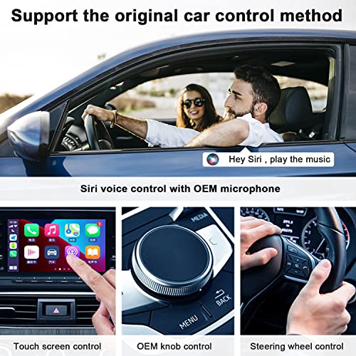 Wireless CarPlay - Wired CarPlay Convert Cars Wireless CarPlay,Wireless CarPlay Adapter,Apple CarPlay Wireless Adapter,Wireless Fast and Easy Use Fit for Cars from 2015 & iPhone iOS 10+(White)