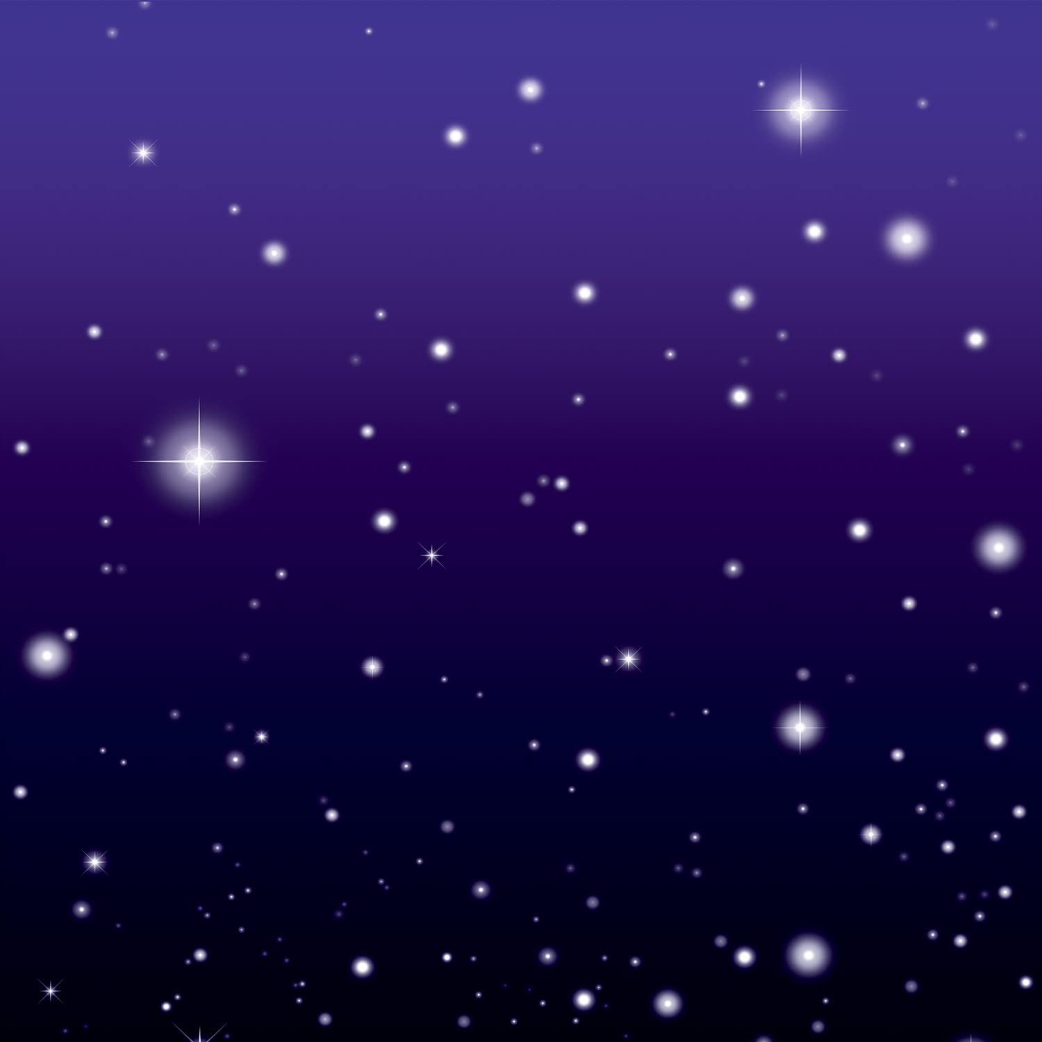 Starry Night Tablecover Party Accessory (1 count) (1/Pkg)