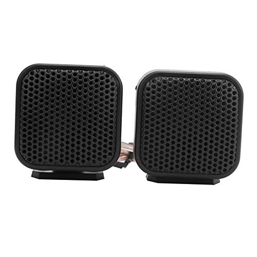 Qqmora Car Audio Speaker, 2pcs 500W 4ohms High Power Stereo Speaker Hi-Fi Silk Film Tweeter Car Audio System Universal with 4pcs Mounting Screws