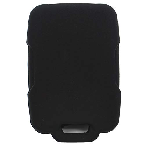 Ezzy Auto A Pair Black Silicone Rubber Key Fob Case Key Cover Key Jacket Skin for Enclave Colorado Silverado 1500 Suburban Tahoe Yukon Sierra 1500