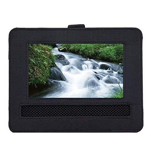 Portable Car DVD Player Headrest Mount Holder, 9-9.5inch Swivel and Flip Car DVD Holder Case Strap DVD Player Mount