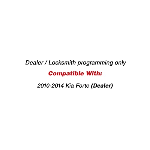 KeylessOption Keyless Entry Remote Car Key Fob Clicker with Strap for Kia Forte PINHA-T008