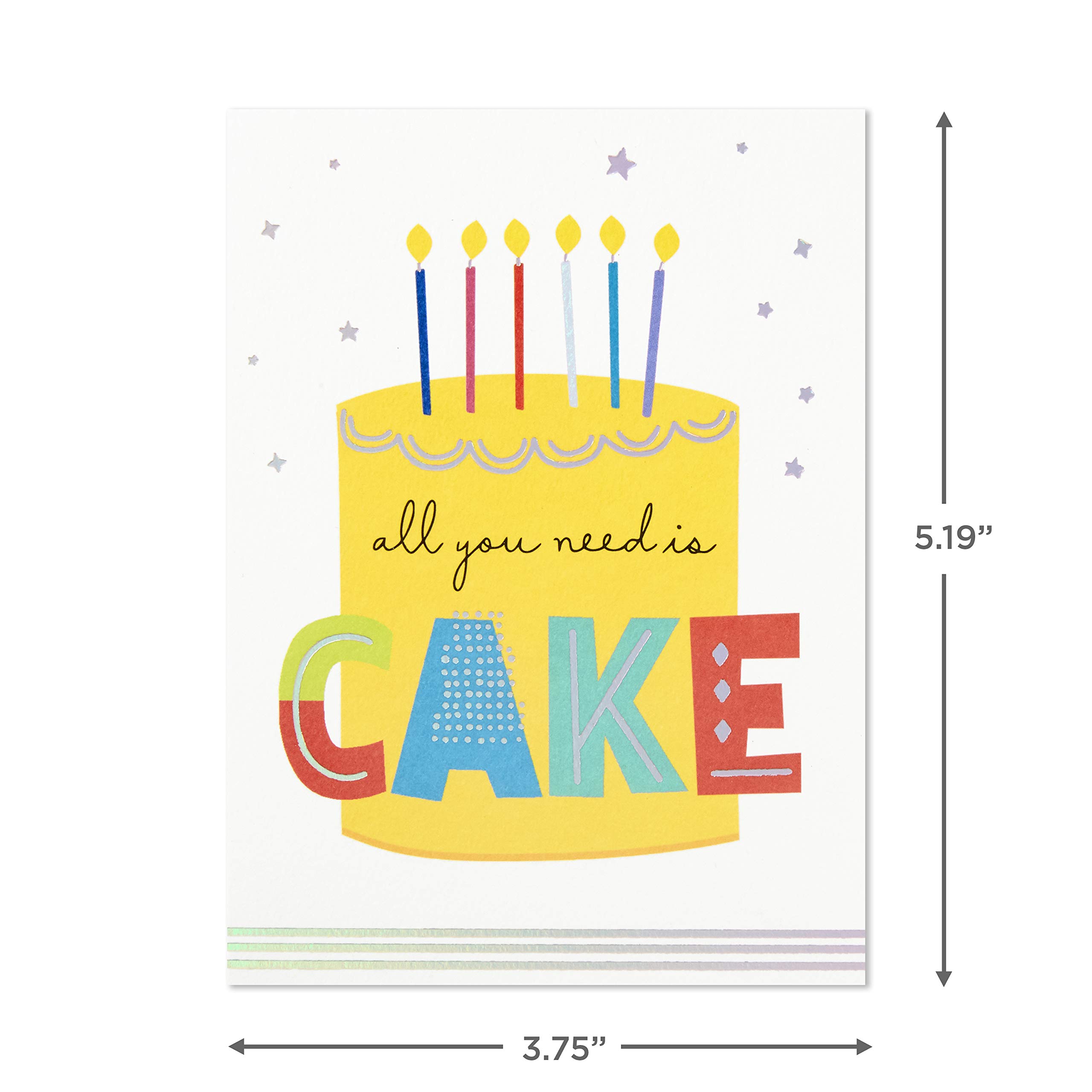 Hallmark Birthday Cards Assortment, 24 Cards with Envelopes (Rainbow Lettering, Best Day Ever)