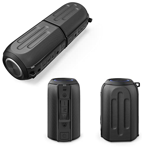 inFinesse MAGBOOM 2.0 Magnetic Bluetooth Speaker, 30W Dual Speakers, 360° Surround Sound, Bluetooth 5.0, Microphone, Portable Wireless Speakers for Home, Outdoor, Travel