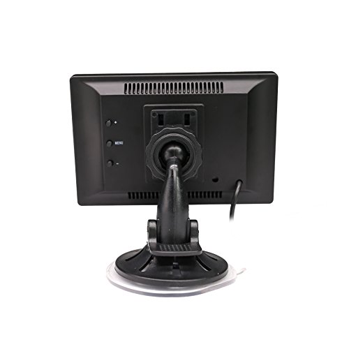 Backup Camera Monitor,RAAYOO S5-001 5 inch High Definition TFT LCD Monitor Display Screen for Car Rear View Camera with 2 Optional Bracket,2 Way Video Input,12V/24V(5 inch-01)