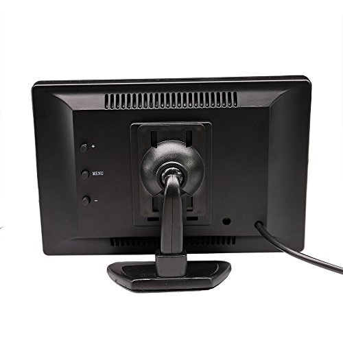 Backup Camera Monitor,RAAYOO S5-001 5 inch High Definition TFT LCD Monitor Display Screen for Car Rear View Camera with 2 Optional Bracket,2 Way Video Input,12V/24V(5 inch-01)