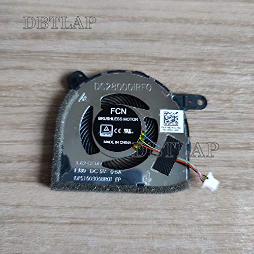 DBTLAP CPU Fan EG50040S1-CC00-S9A Compatible for DELL Latitude 12 5290 2in1 CPU Cooling Fan DC28000K5SL K97018