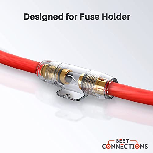 8 Gauge 6 Feet Red Black Speaker Wire Copper Mix Power Ground Car Home Audio