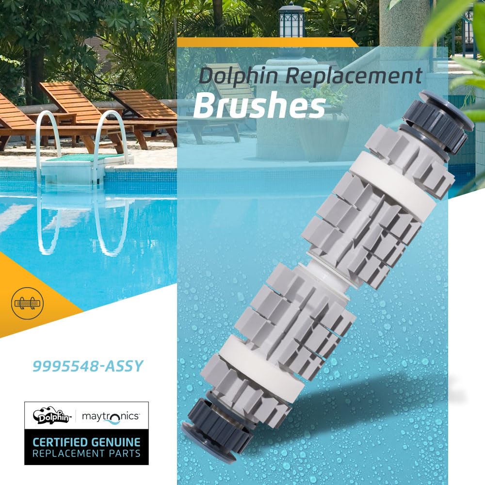 Dolphin Genuine Replacement Part β Rear Grey Brush Kit β 9995548-ASSY