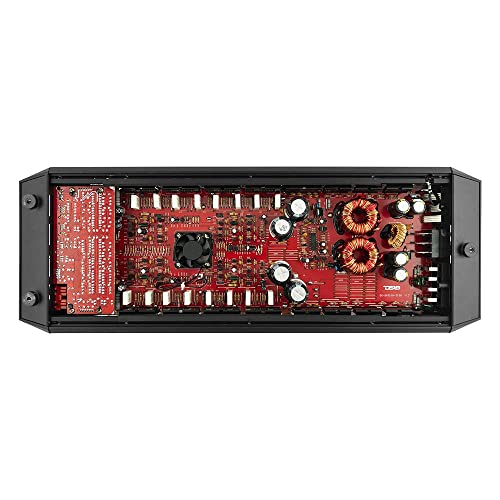 DS18 GEN-X2000.4 Car Audio Amplifier 4-Channel Class A/B 2000 Watts Max Multichannel Amp - Bass Remote Knob Included - Lightweight Design - High Efficiency Rate