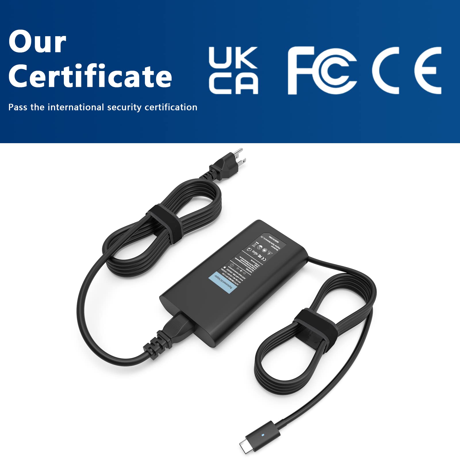 Replacement for Dell 90W USB C Charger for Dell Inspiron 16 14 Plus 7640 7630 7620 7430 7440 Business Laptop,Dell LA90PM170 DA90PM170 TDK33 0TDK33 Dell Latitude/XPS/Precision AC Power Adapter
