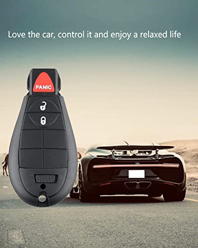 Key Fob for Dodge Charger/Challenger/Durango /Journey/RAM 1500 2500 3500,Keyless Entry Remote Replacement for Chrysler 300 2008-2010/Grand Caravan Cherokee(M3N5WY783X )