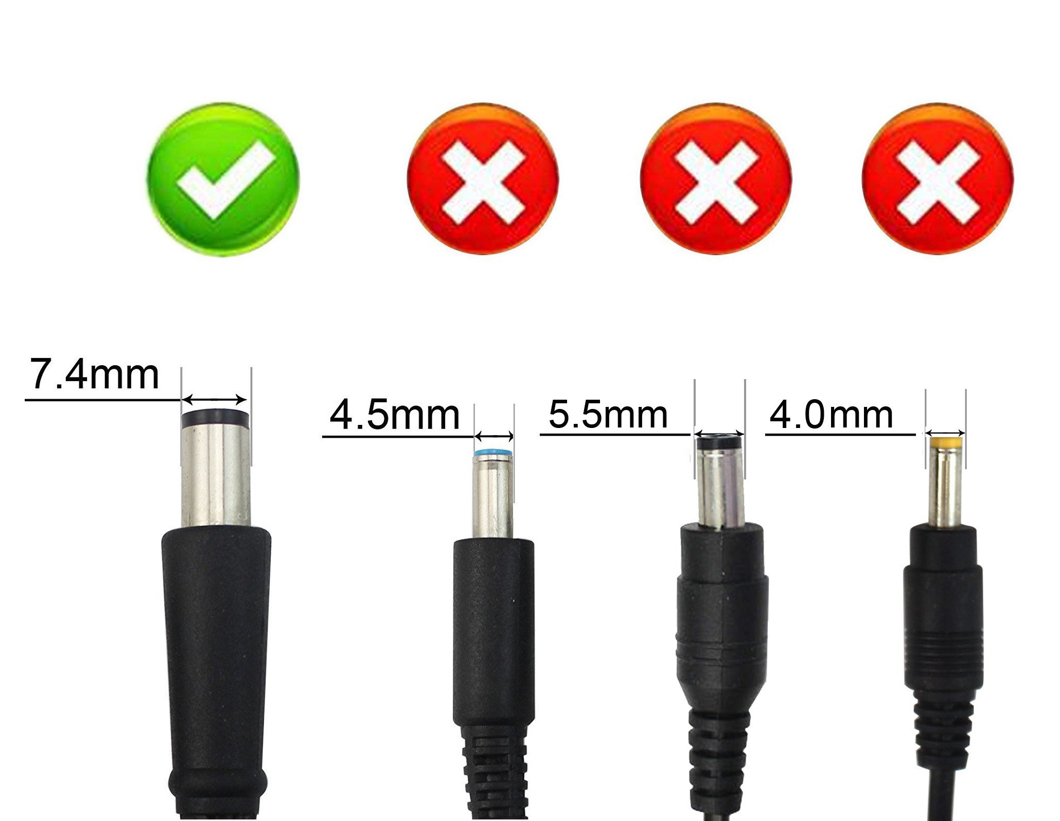 Laptop AC Charger 65W watt AC Power Adapter 19.5V 3.34A for Dell Latitude E5440 E5470 7480 E6540 E7440 E7450 E7250 E6440 E6430 7490 7290 5490 5590 5290 Inspiron 15-5000 15-3000 Power Supply Cord