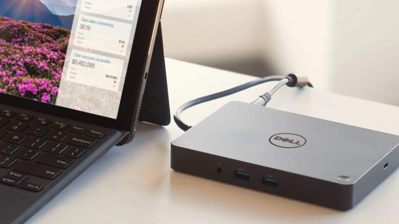 Dell TB16 Thunderbolt 3 (USB-C) Docking Station with 180W Adapter, Black, Model:452-BCNP