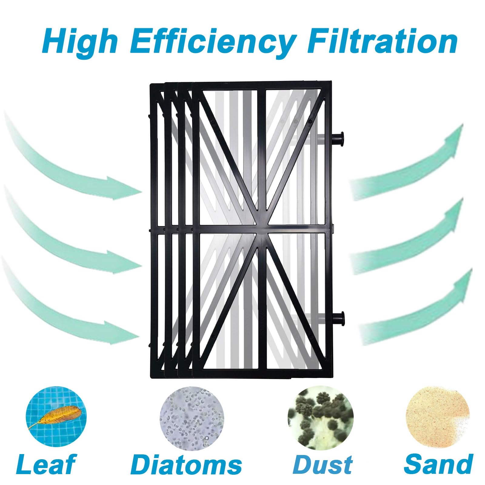Jvfnxpm 9991408-R4 Pool Cleaner Spring Filters for Dolphin Nautilus,Triton, DX6, Wave 75, Edge, Quest, Discovery (Old), Prowler 830 Robotic Pool Cleaners - 4 Pack