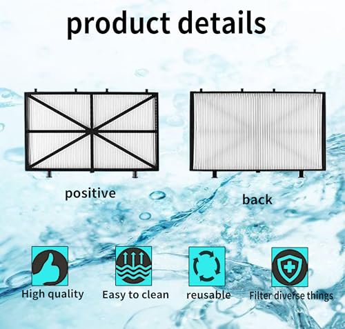4 Packs 9991432-R4 Filter Ultra Fine Cartridge Filter Panels (Not for Nautilus CC) Ultra Fine Filters Compatible Nautilus CC Plus & Dolphin M200 M400