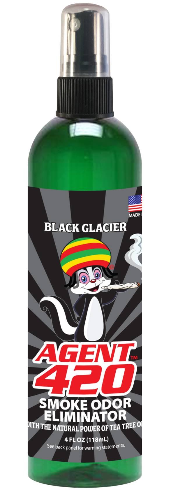Agent 420-4 oz Smoke Odor Destroying Spray for Eliminating Smoke, Cigarette or Most Unwanted Odors in Your House, Car or Apartment, Freshen Up The Place